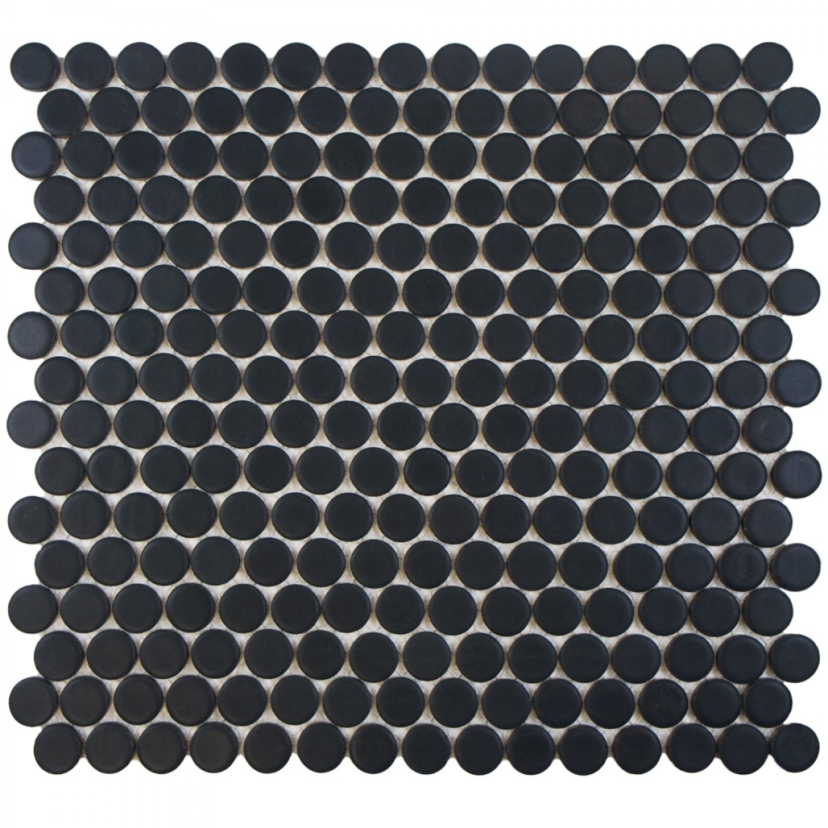 Penny Round Black - Tile Factory Outlet